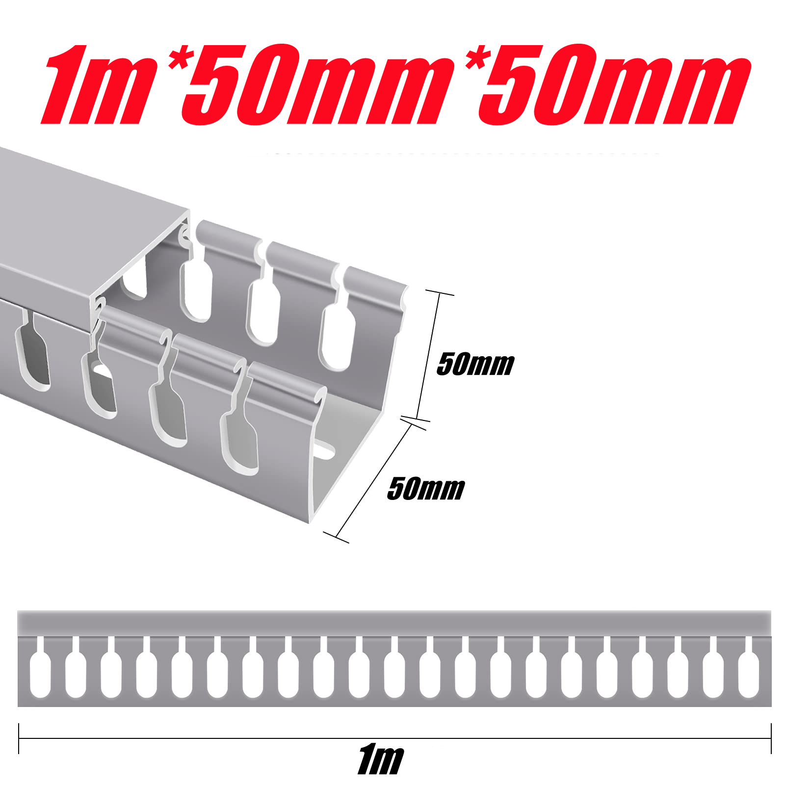 Cable Raceway, Server Rack Cable Management Under Desk Cord Organizer ...