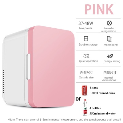 8L Mini Refrigerator Portable Cosmetic Refrigerator with freezer ...