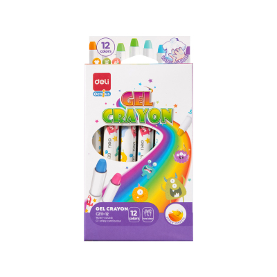 Deli Gel Crayon 12/24 Colors EC211 [79EC211]
