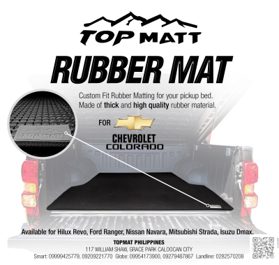 TOPMAT RUBBERMAT FOR FORD NEXT GEN RANGER/RAPTOR 2023