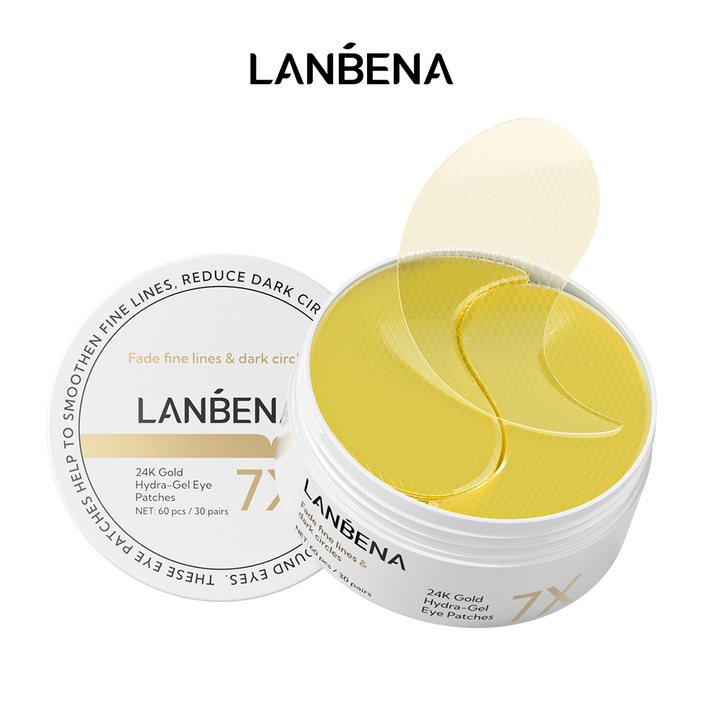 LANBENA 8X Antioxidant Hydrating Sodium Hyaluronate Hydra-Gel Eye Patch ...