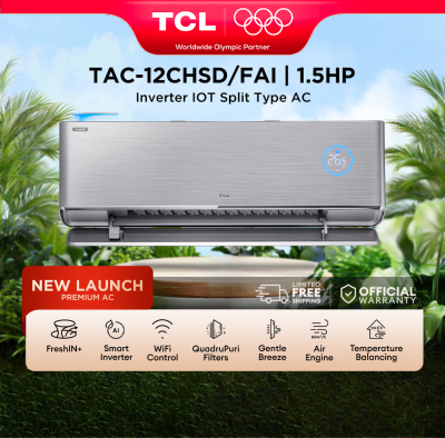 TCL FAI Series CoolPro | FreshIN+ Inverter Split-type Air Conditioner ...
