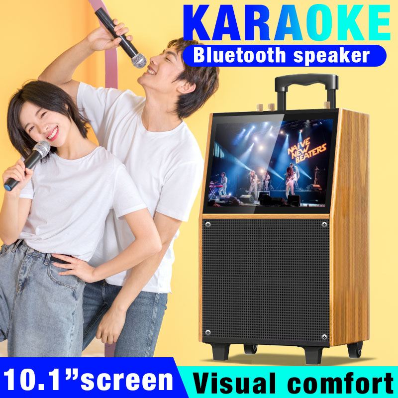 Portable Karaoke Wireless and Bluetooth Speaker With display with Free ...