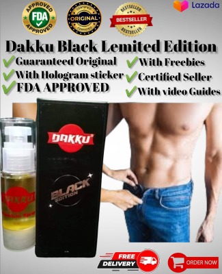 LEMITED BLACK EDITION AUTHENTIC100% Original DAKKU SPRAY Oil based by Alpha Hombre Penis ...