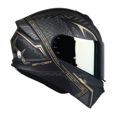 Spyder Modular Helmet with Dual Visor Force GD S6 EMPIRE (FREE Clear Visor)