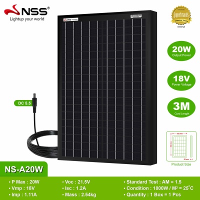 Buy 1 item to get Free gift NSS 220V 100/150/200/300/500W Solar ...