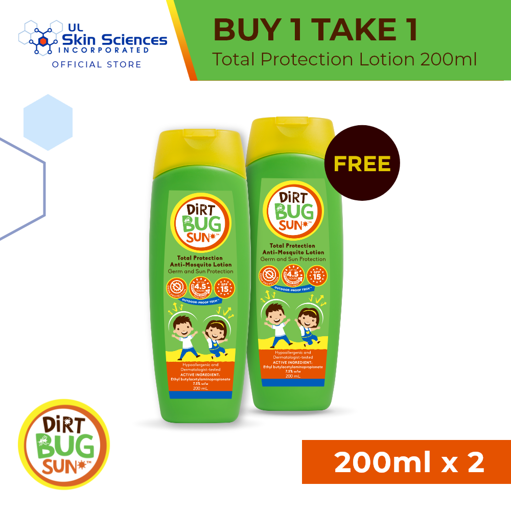 BUY 1 TAKE 1 DirtBugSun Anti-Mosquito Lotion 200ml