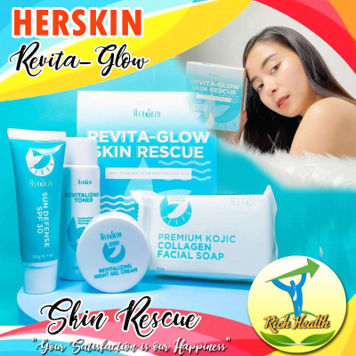 Her Skin Revita glow Skin Rescue HERSKIN ORIGINAL Complete Set