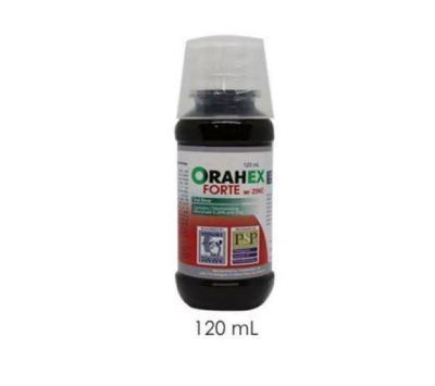 Orahex mouthrinse forte with zinc 120 ml