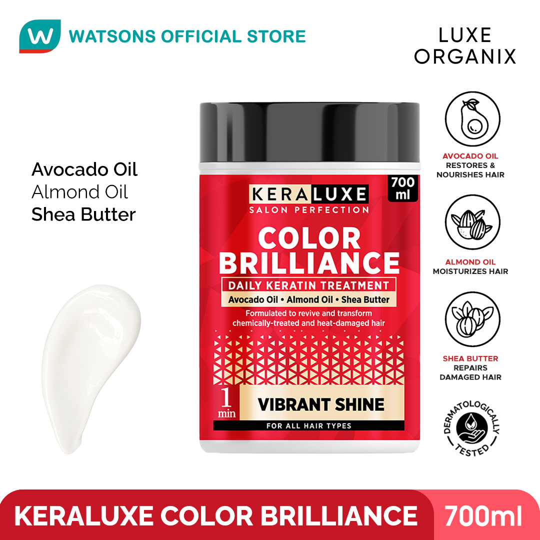 KERA LUXE Salon Perfection Color Brilliance Daily Keratin Treatment ...