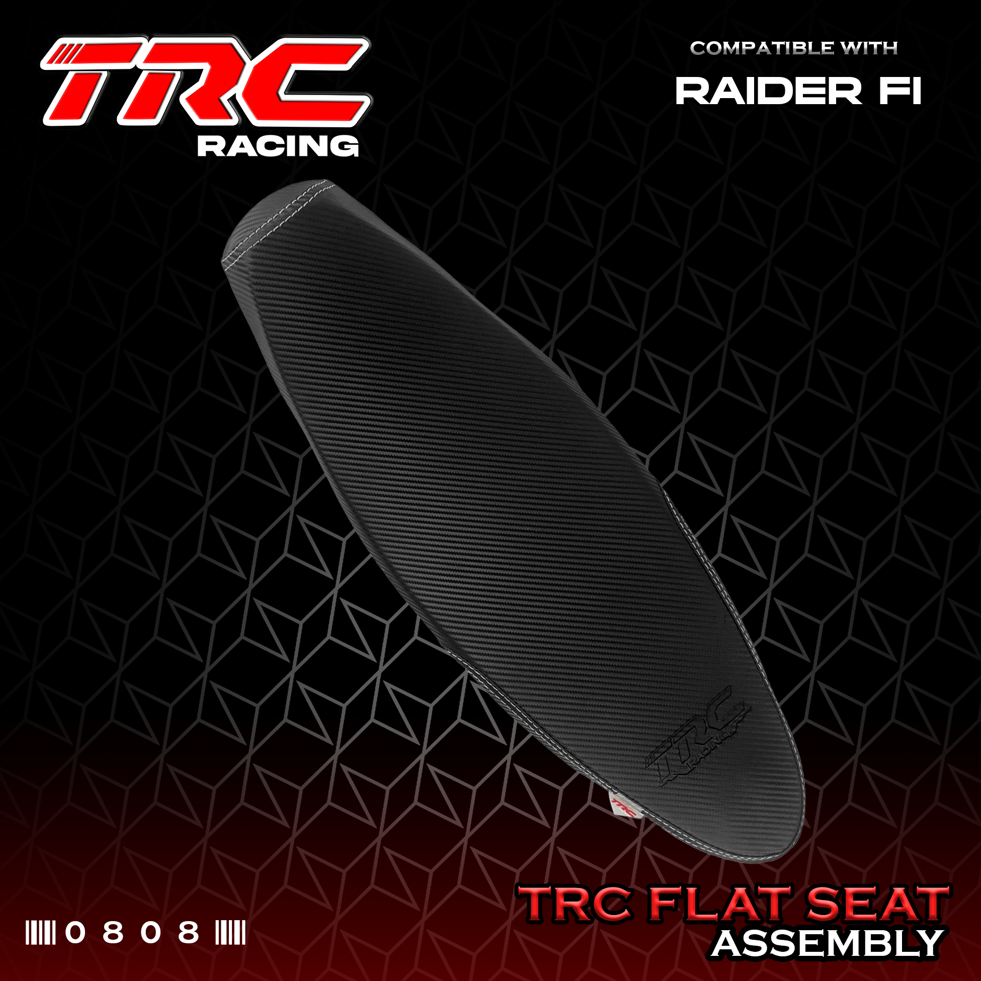 TRC RACING FLAT SEAT ASSEMBLY for RAIDER FI 0808
