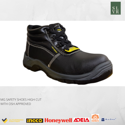 SLVR | MG Safety Shoes High Cut with OSH Certificate Mode: MGBS-09 Full ...