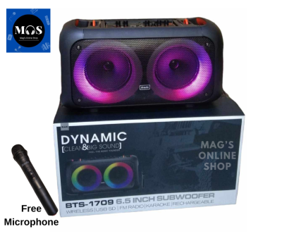 Dynamic BTS-1709 BRUDO Bluetooth Speaker Clean and Big Sound