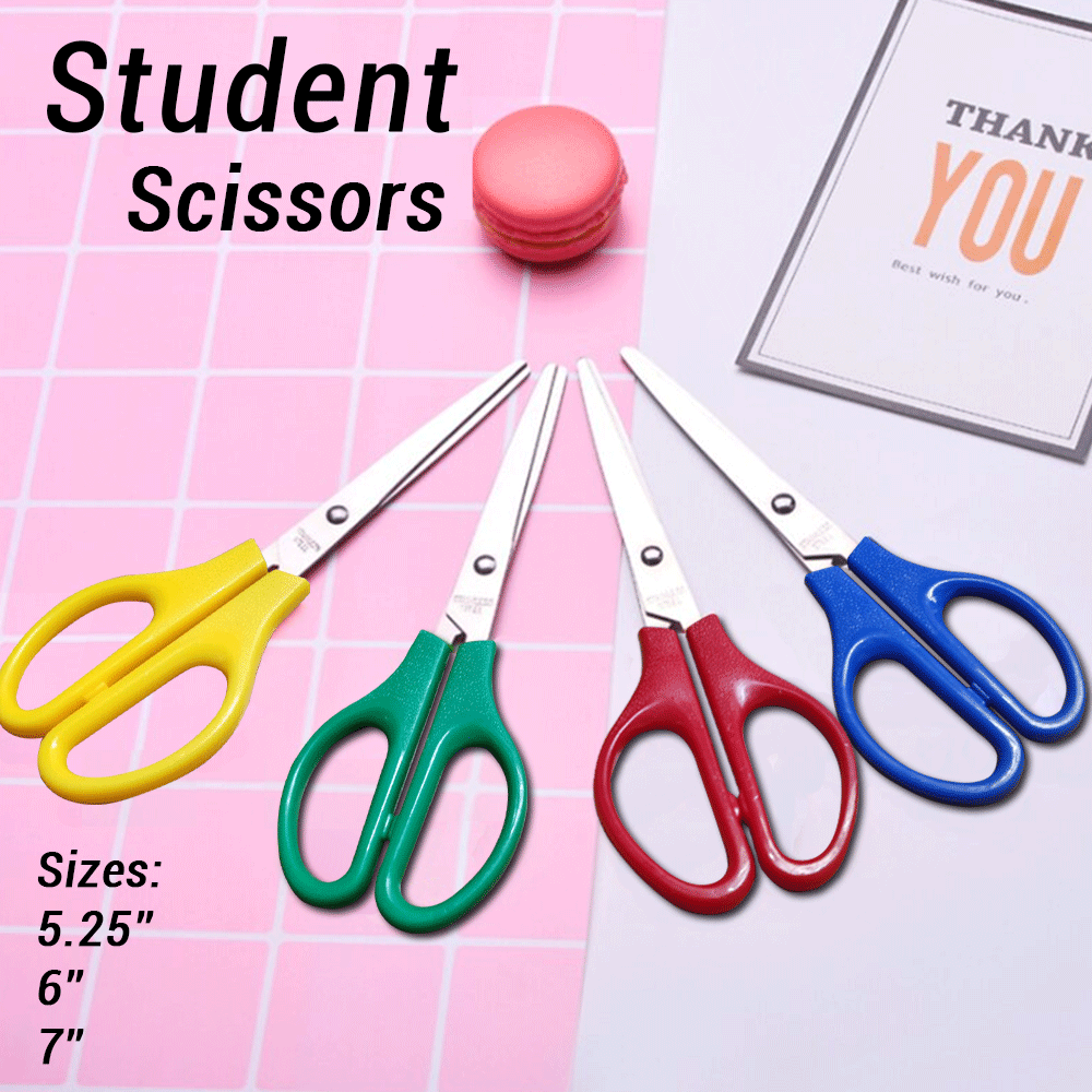 Product JOY Student Scissors Sharp Stainless Steel / Gunting 5.25"/6"/7 ...