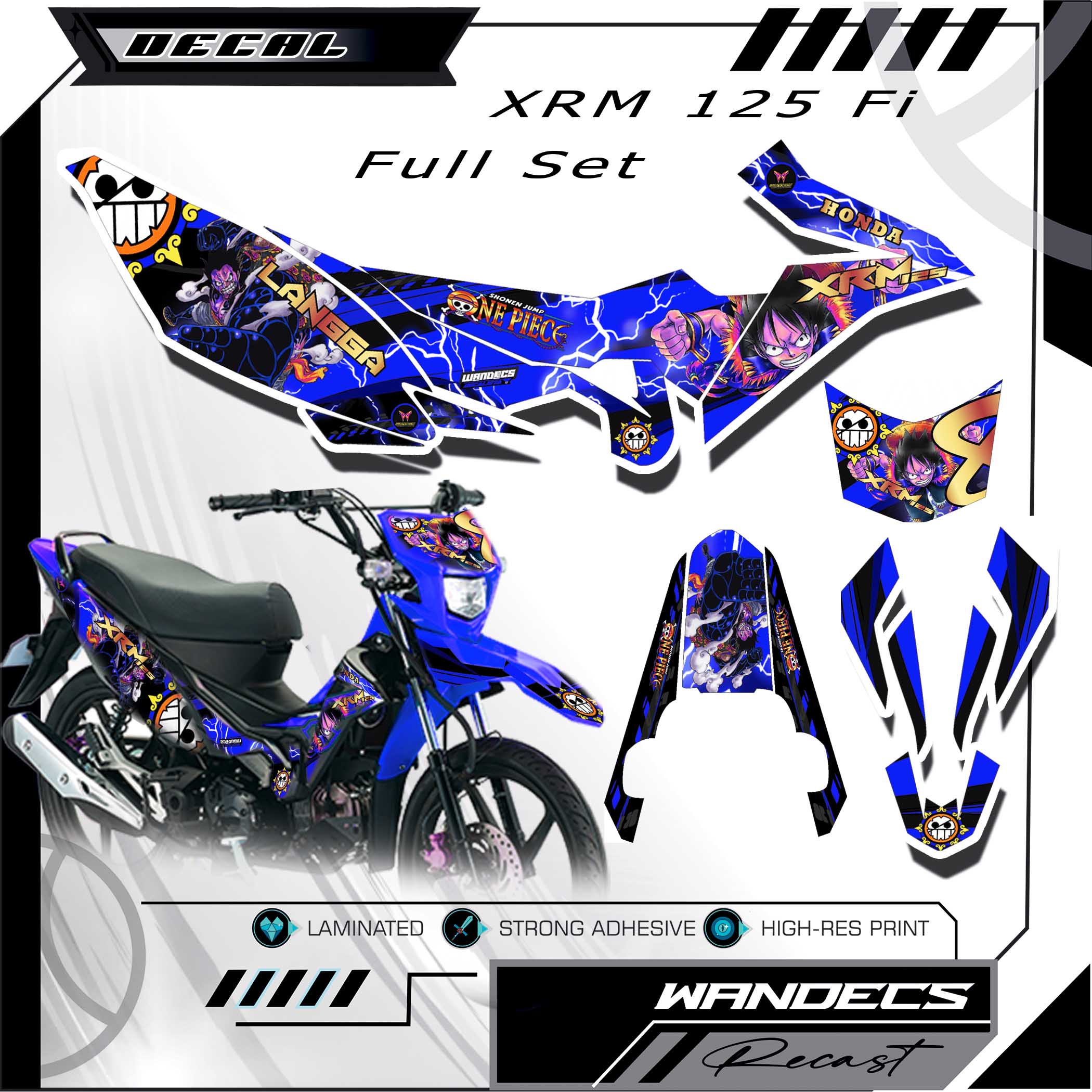 XRM 125 Fi Decals One Piece Concept