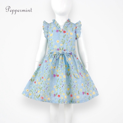 Peppermint Kids Glarissa Dress (Light Blue)