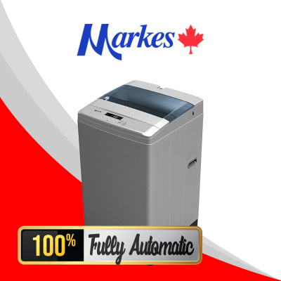 Markes Fully Automatic Washing Machine 6.0kg - Top Load Glass Lid ...