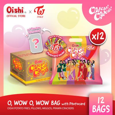 O, Wow O, Wow Bag 12s [Oishi x Twice | with PHOTOCARD inside]