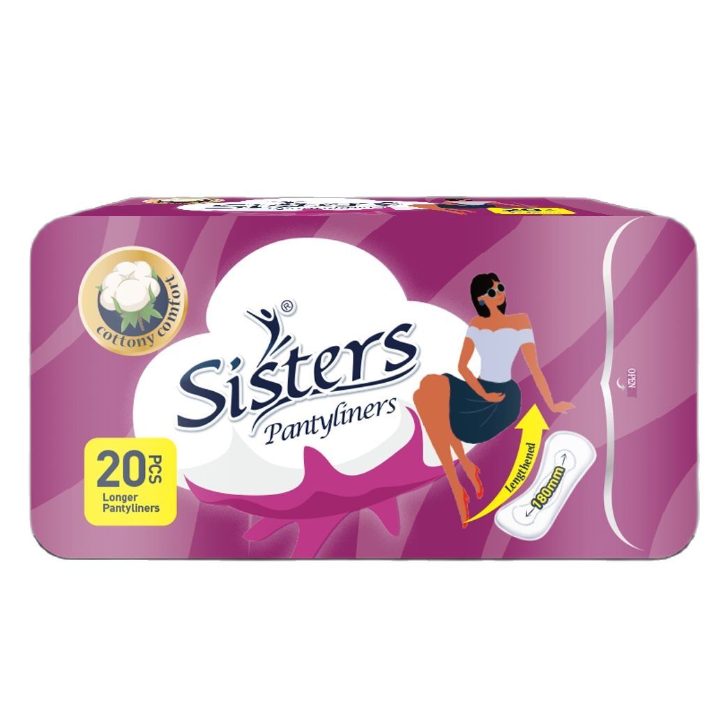 8782 - Sisters Longer Pantyliner Individually Wrap