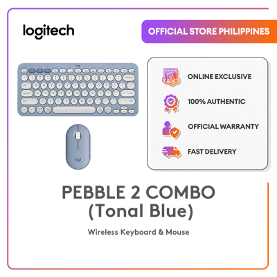 Logitech Pebble 2 Slim Multi-Device Bluetooth Wireless Keyboard and ...