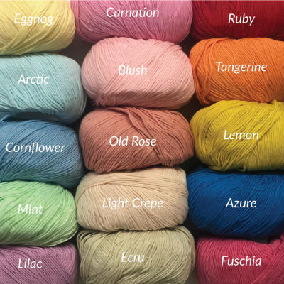 Cotton Polyamide Yarn Blend - Crochet and Knitting Yarn