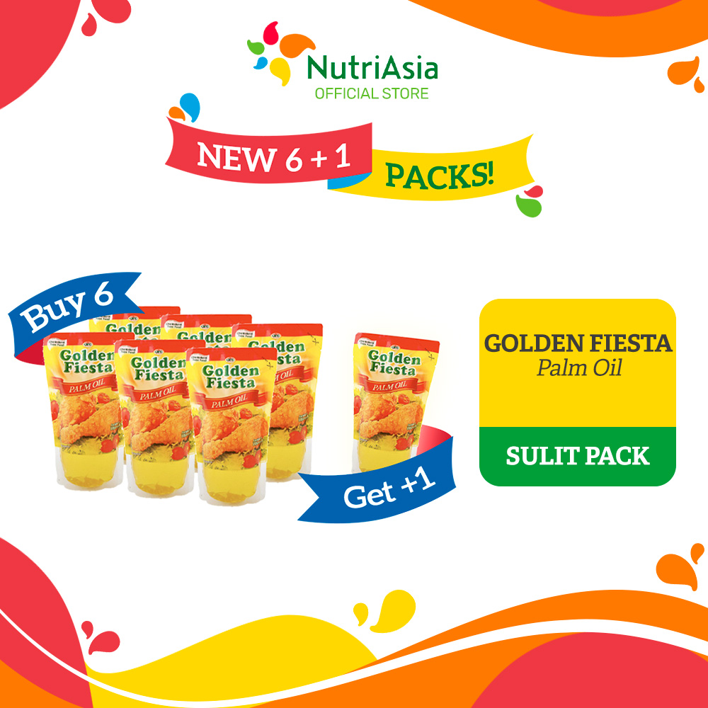 UFC Golden Fiesta Cooking Oil 1 L SUP 6+1 Sulit Pack