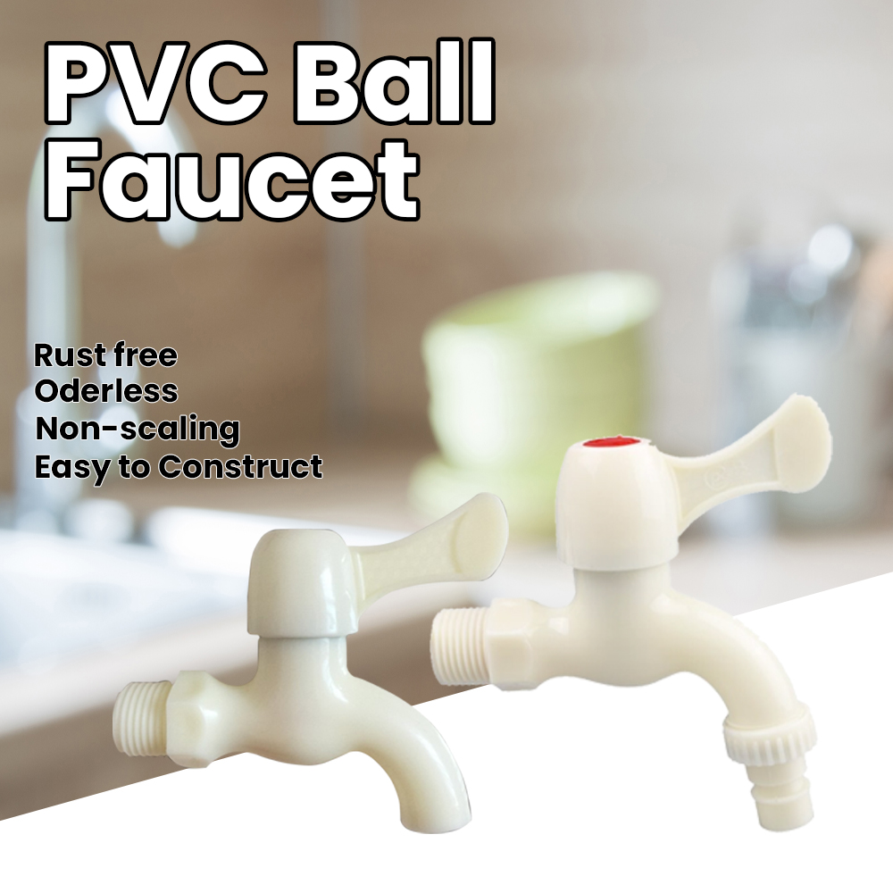 Product PVC Faucet (Plain Bibb and w/ Hose Bibb) Plastic Faucet / Gripo