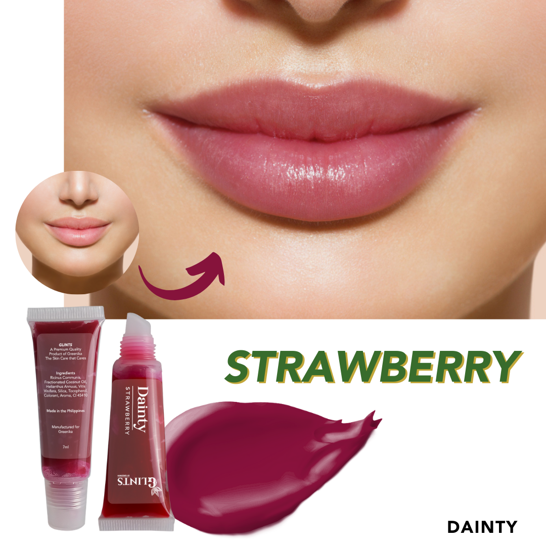 [ LIP AND CHEEK TINT ] Glints Dainty Liptint Long-Lasting Transfer ...