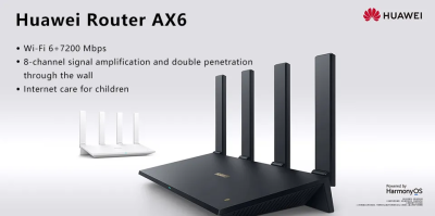 Dual Gigabit High-speed Router AX6 Gigabit Dual-band Wireless Through ...