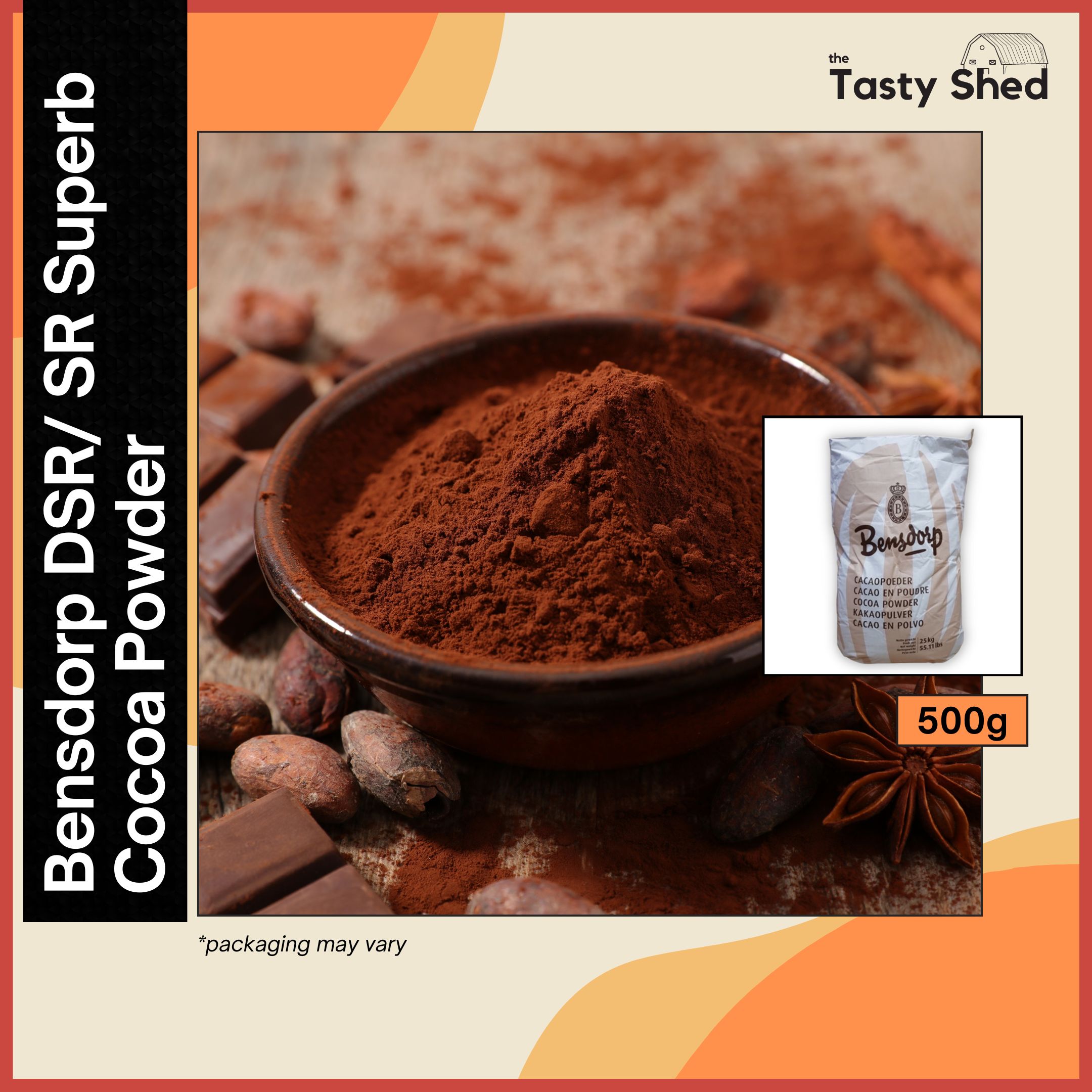 Bensdorp DSR/ SR Superb Cocoa Powder - FRANCE (500g)
