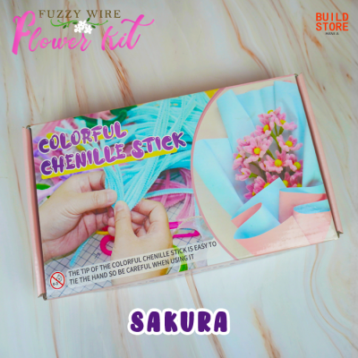 Pipe Cleaner flower Fuzzy Wire DIY Flower Kits | Colorful Chenille ...