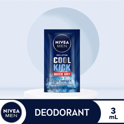 NIVEA Men Deodorant Cool Kick Anti-Perspirant Sachet, 3ml