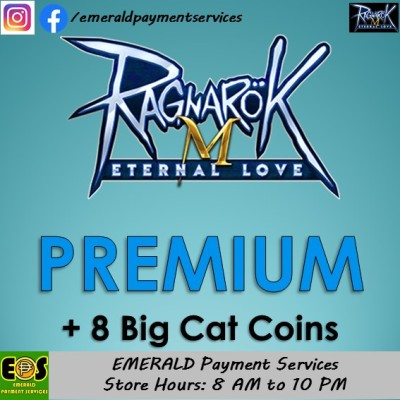 Ragnarok M Eternal Love Premium + 8 Bonus Big Cat Coins | EMERALD ...