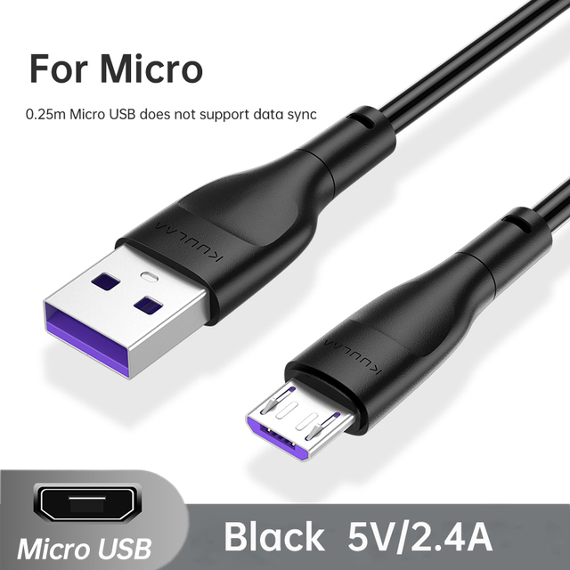 【Inventory Clearance】KUULAA 1m USB Cable Micro / Type C / iPhone Cable ...