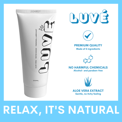 Luvé Natural Water-Based Premium Personal Lubricant