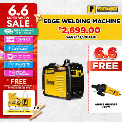 Powerhouse EDGE Inverter Type Portable Welding Machine MMA 300A PHWM