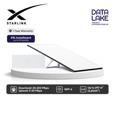 Starlink Residential Standard Satellite Internet with Wi-Fi Router