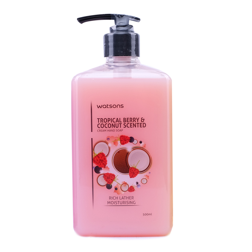 Watsons Berry Coconut Cream Hand Soap 500ml