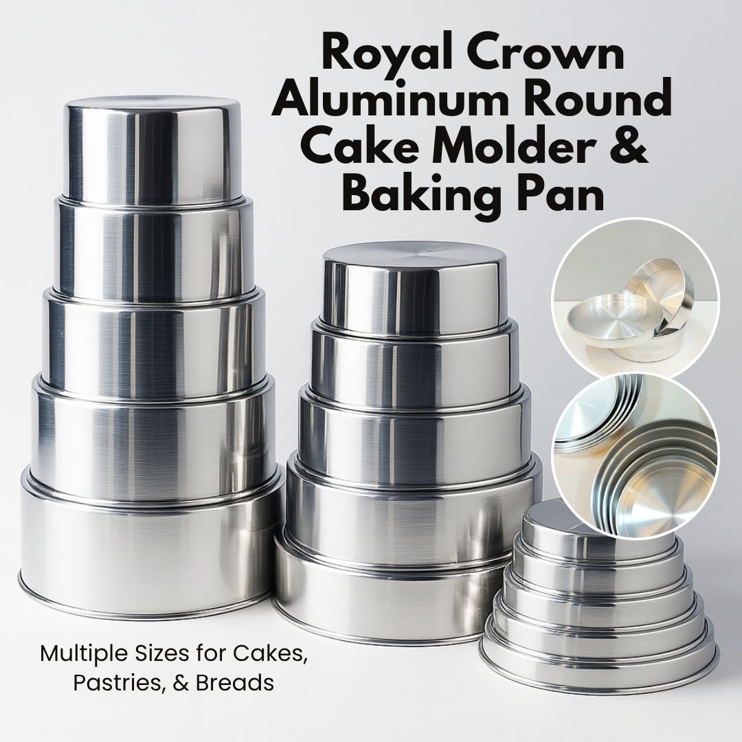 Product Royal Crown Aluminum Round Cake Molder – Heavy-Duty Baking Pan ...