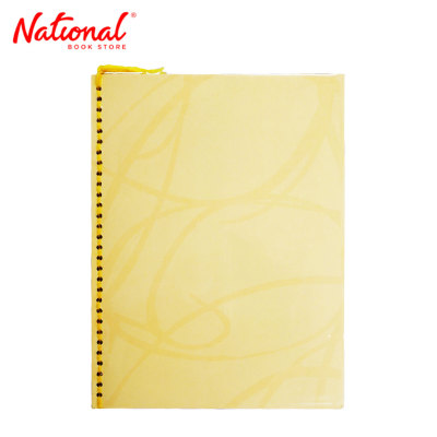 Premiere Notes Yarn Notebook Printed 5.83x7.87 inches Cream Swirls 80s ...