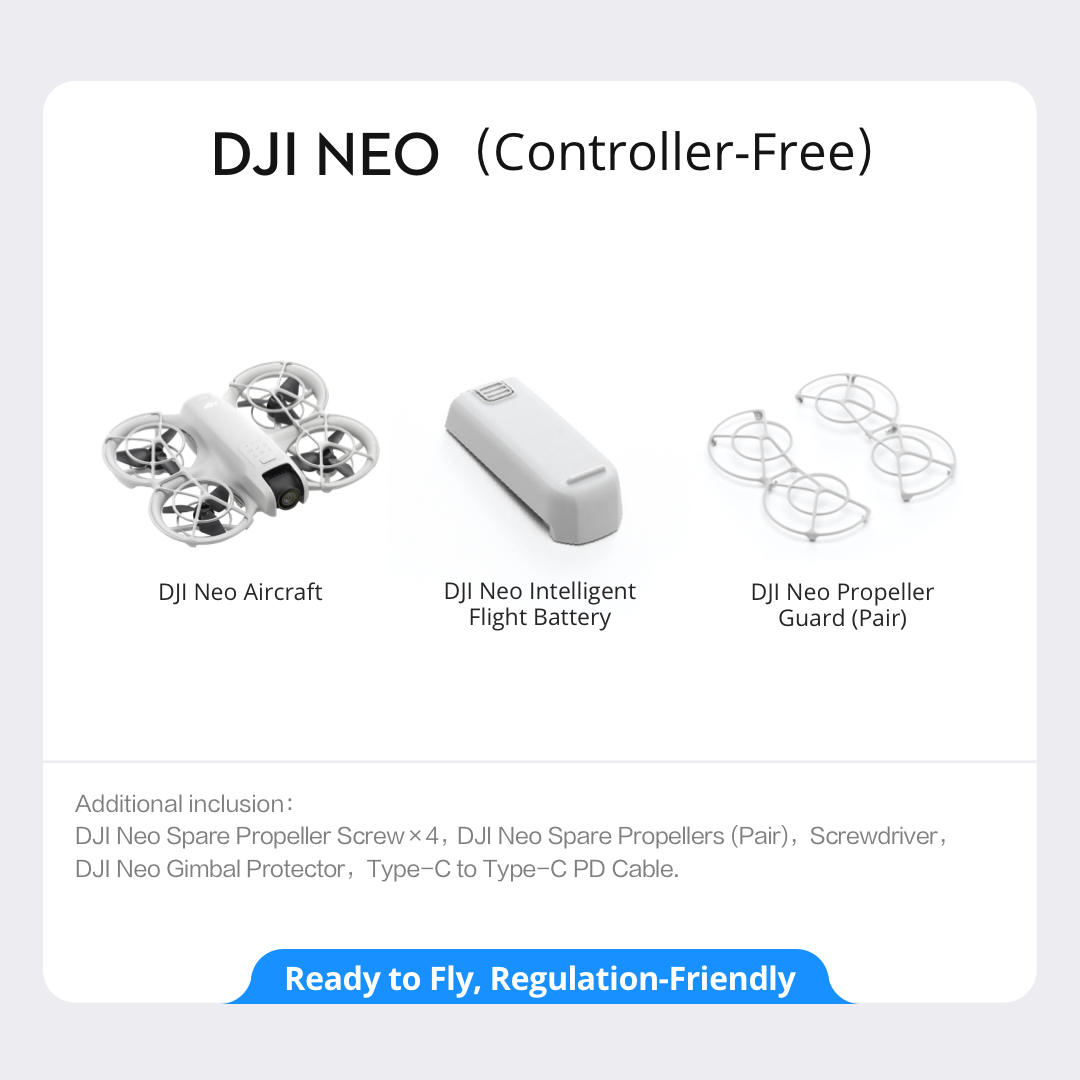 【New Arrival】DJI Neo - Camera Drone | 4K/30fps | 135g Ultra Light ...
