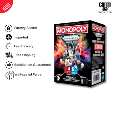 2023-24 Panini Monopoly Prizm Blaster Box NBA Trading Cards