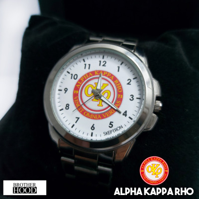 BROTHERHOODSTORE Alpha Kappa Rho Limited Edition Silver Stainless Steel ...