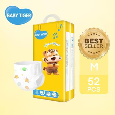 BABY TIGER 48-54 pieces unisex ultra-thin dry breathable diapers