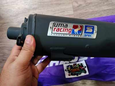 UMA RACING BACK PRESSURE V2 EXHAUST PIPE FOR SNIPER 150