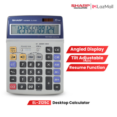 Sharp Desktop Calculator EL-2125C