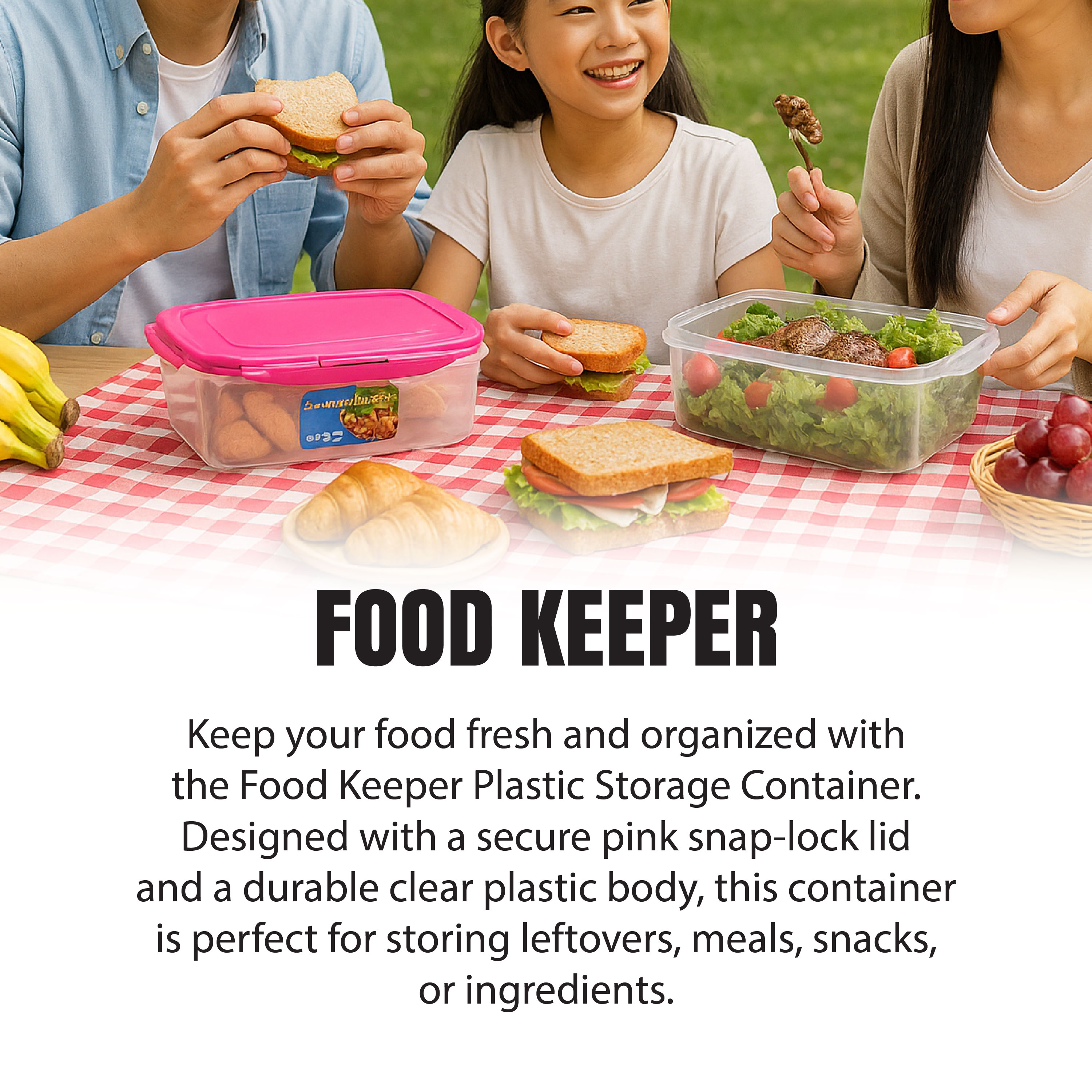 product food keeper rectangle microwavable food container food storage ...
