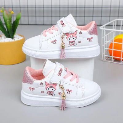 White Board Shoes For Kids Girls Future Seeds kids Cute Shoes Kuromi ...