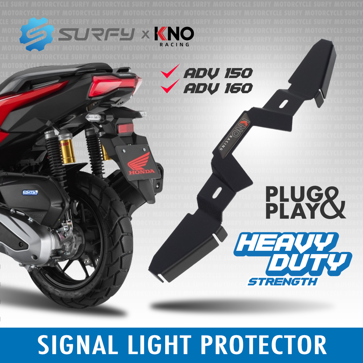 KNO Signal Light Protector For Honda ADV 150 160 Alloy Anti-Crash Heavy ...