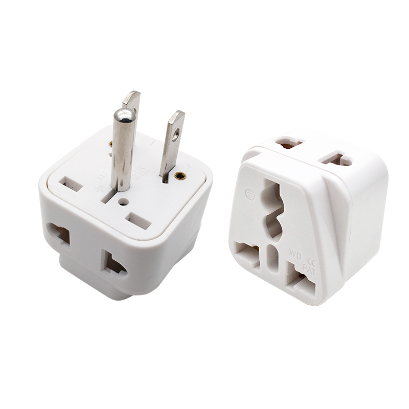 WM-177 US Standard 3 Pin transfer 5 holes Adapter Plug Travel Plug Adapter